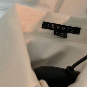 Theory | Jackets & Coats | Theory White Denim Jacket | Poshmark